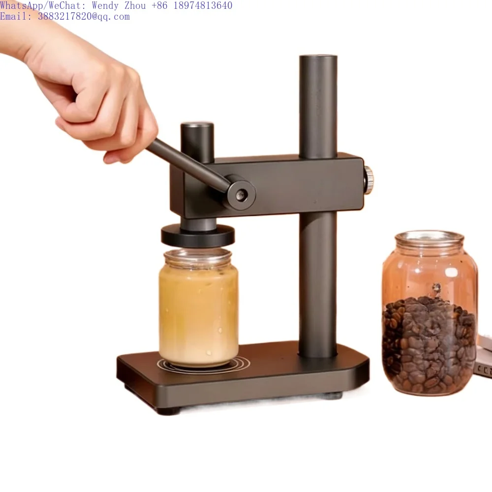 Manual Hand Press Can Sealing Machine For Plastic Beverage Cans Easy ...