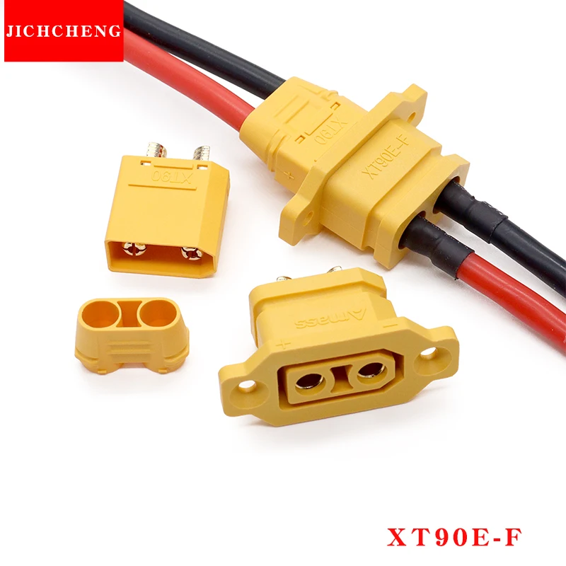 XT90E-F-Plug-with-fixed-socket-for-lithium-battery-charging-connector ...