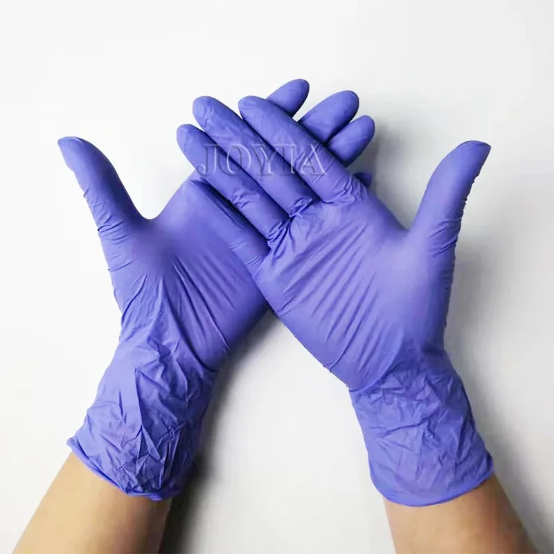 Disposable Nitrile Exam Gloves Small Medium Violet Latex Free for ...
