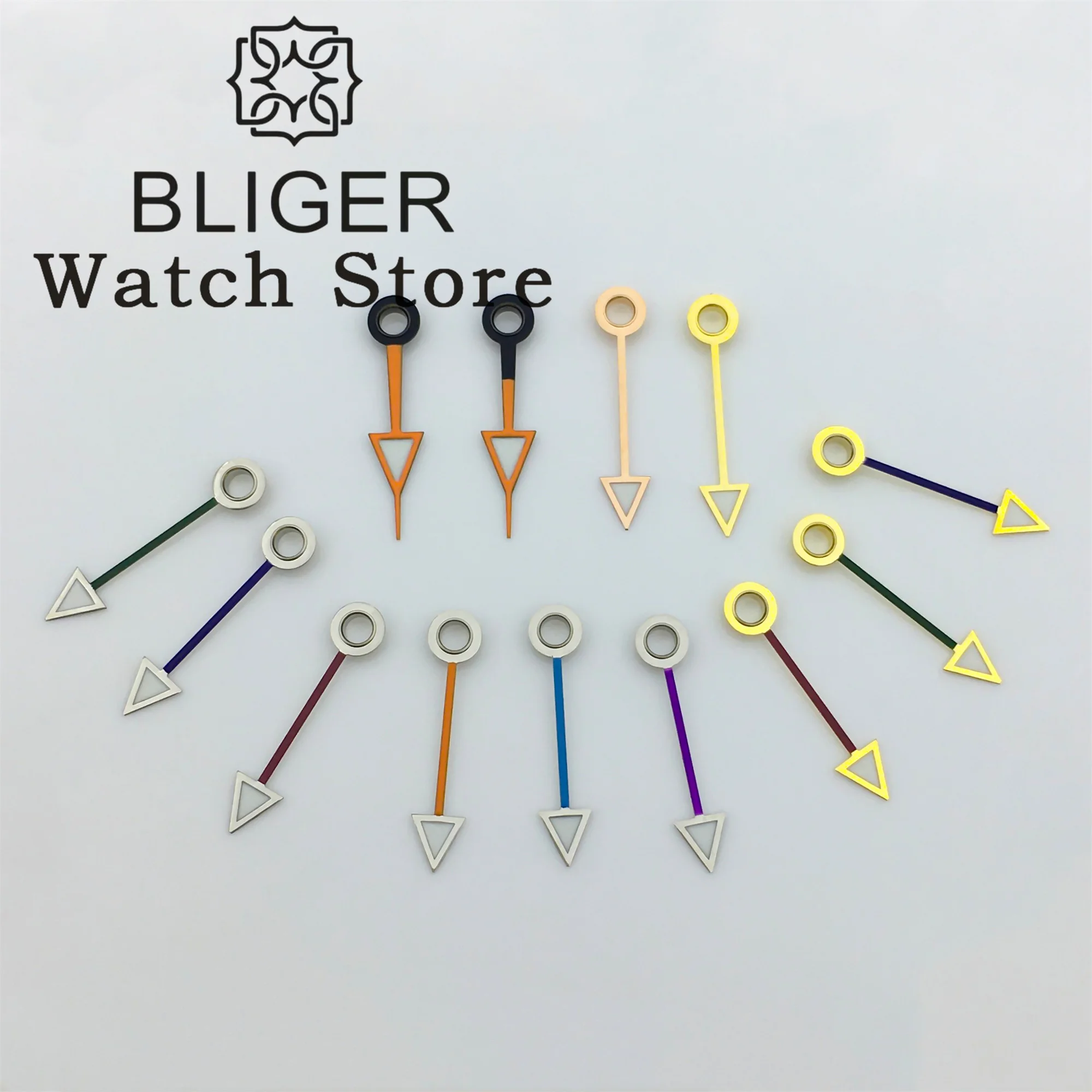 BLIGER 515 GMT Watch Hand Red Blue Green Orange Purple Gold Rose gold ...