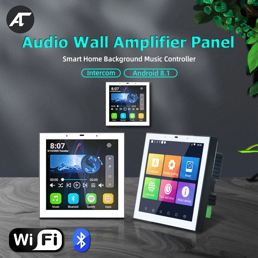Smart-Wall-Amplifier-Mini-2channel-WiFi-Bluetooth-Android8-1-Amp-Home ...