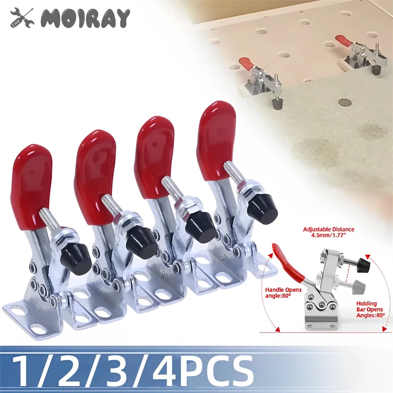 GH-201 Horizontal Toggle Clamp Quick-Release Toggle Clamps Set 27KG ...