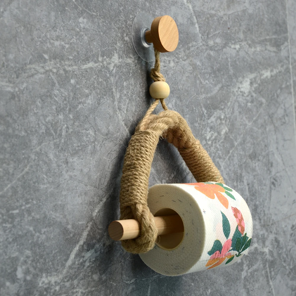 SERVITEUR WC,Gold--Porte-serviettes Mural En Bois, En Forme De Triangle ...