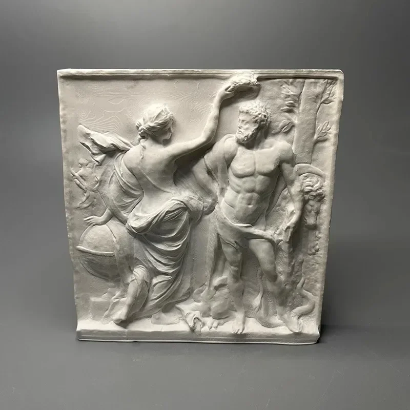 Roman Hercules Plaster Statue Crafts Desk Decoration Ornaments Creative ...