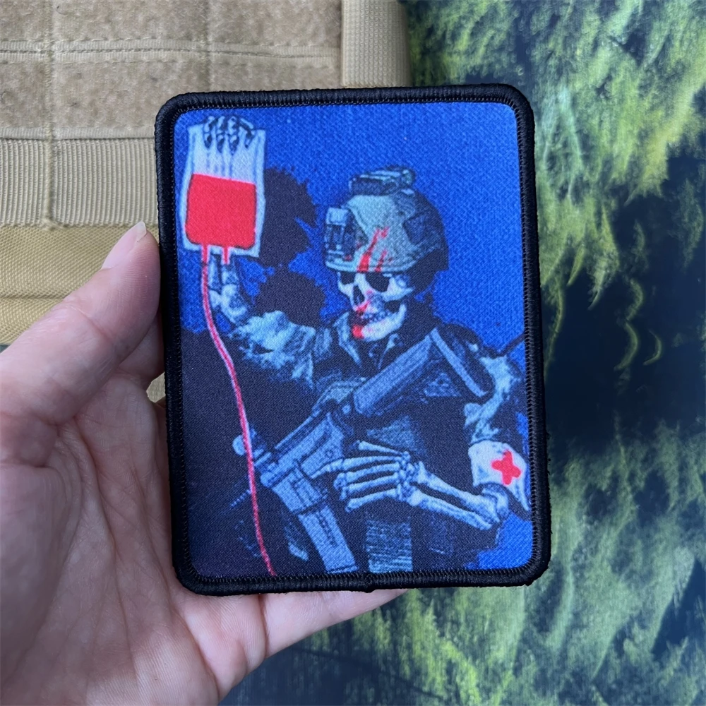 Cr-nio-impresso-remendos-bra-adeira-t-tica-russo-chevron-moral-crach ...