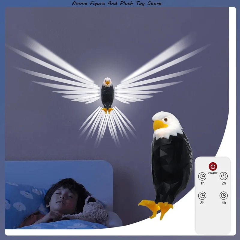Bald Eagle Wall Lamp Owl Eagle Shape Projector Modern Creative ...