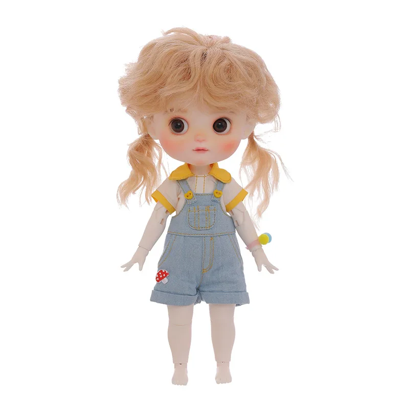 Tayce New Design Doll BJD 1/6 Omelet Body Suspenders curly Cute girl ...