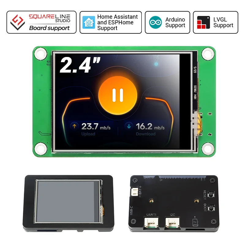 Elecrow-CrowPanel-Pico-2-4-inch-Display-TFT-LCD-HMI-Module-Touchscreen ...
