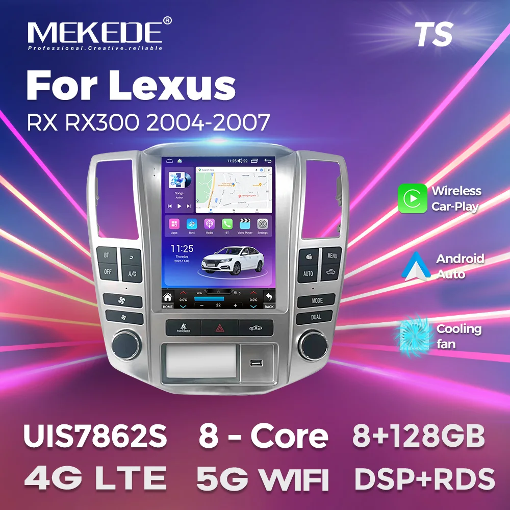 MEKEDE-8Core-Android-GPS-Navigation-Multimedia-Player-For-Lexus-RX ...