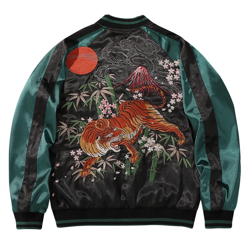 New-High-Street-Fashion-Men-Boys-Tiger-Bamboo-Sakura-Heavy-Work ...