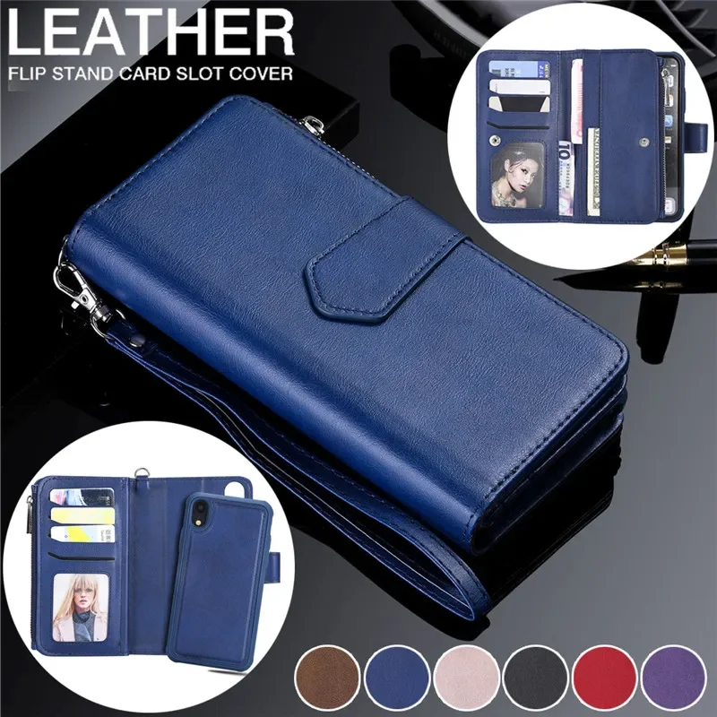 Magnetic-Flip-Leather-Phone-Case-for-iPhone-15-Plus-14-Pro-Max-13-12-11 ...