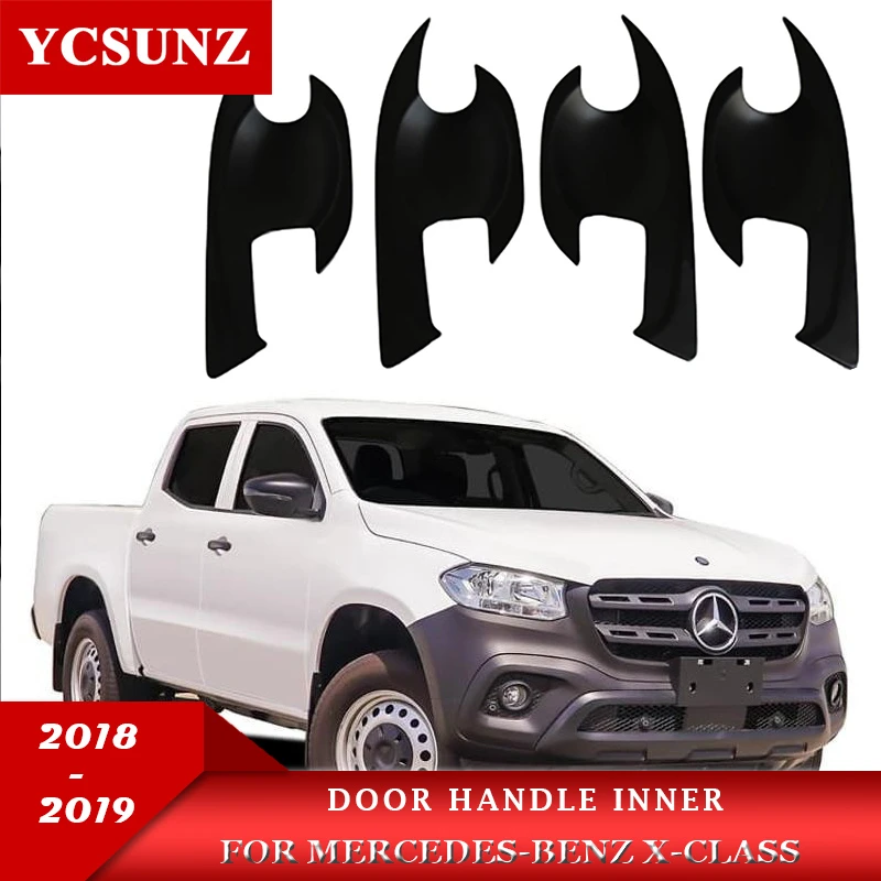 Door Handle Bowl Insert Accessories For Mercedes-benz X-class 2018 2019 ...