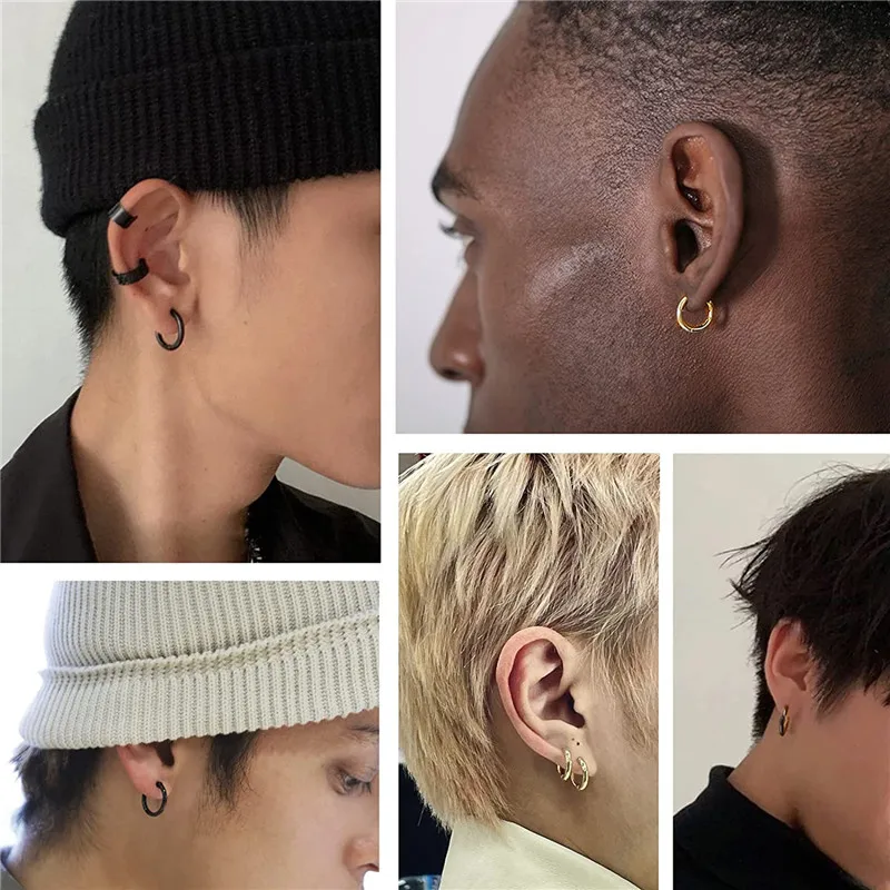 Cartilage Ear Piercing Men