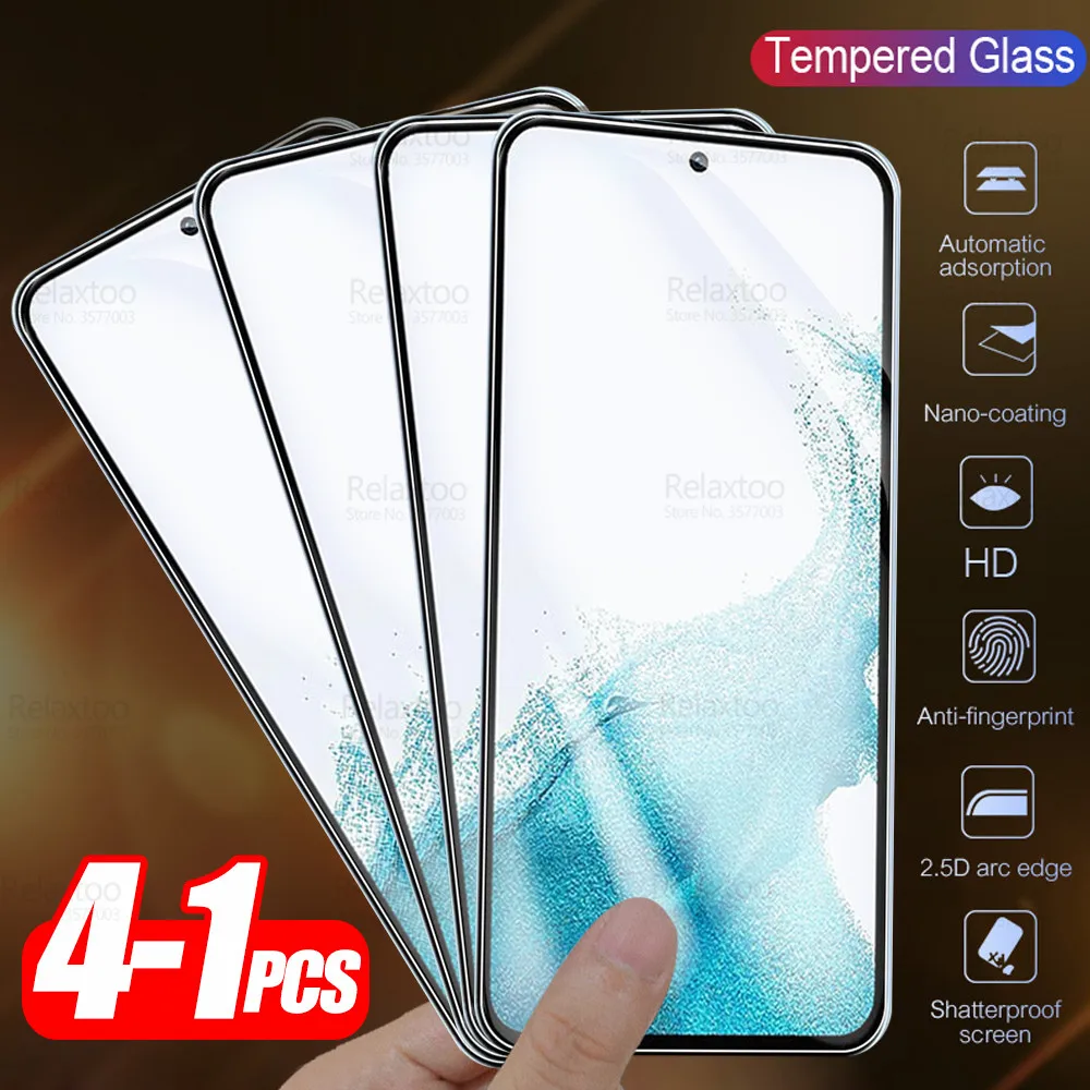 1-4Pcs-Tempered-Glass-For-Samsung-Galaxy-A54-5G-Protective-Glass ...