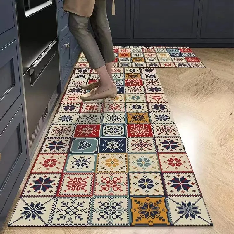 Kitchen-Floor-Mats-Household-Long-Carpet-Water-Absorbent-Oil-Absorbent ...