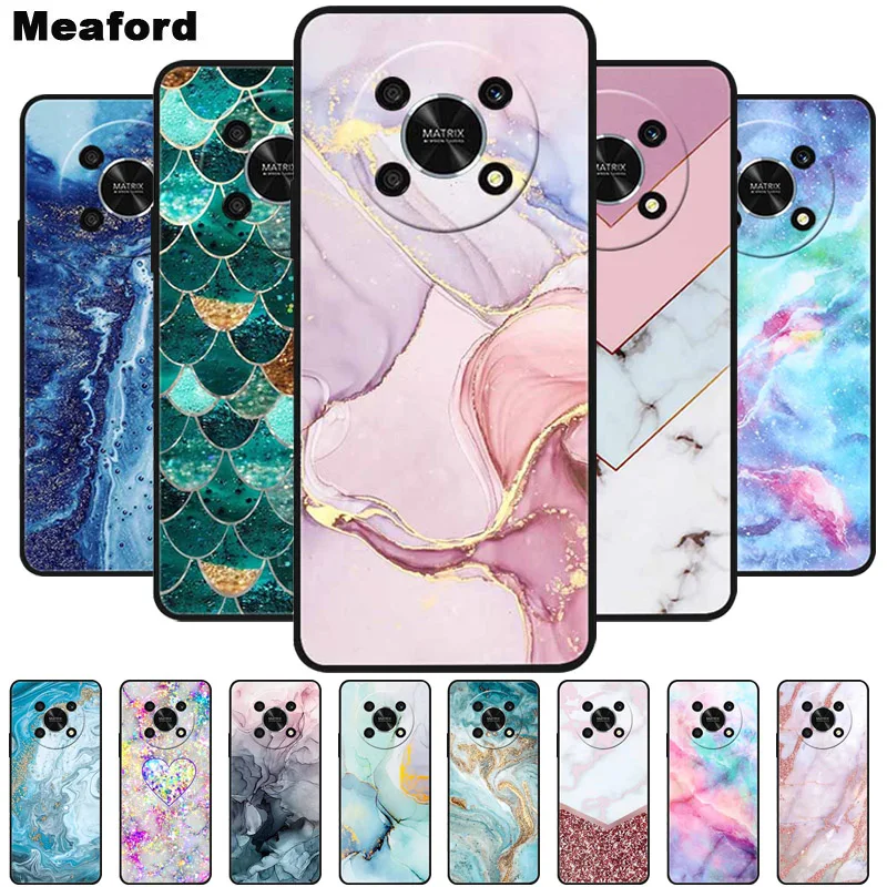 Case For Huawei Nova Y90 Cover Black Silicone Soft Phone Back Cases for ...