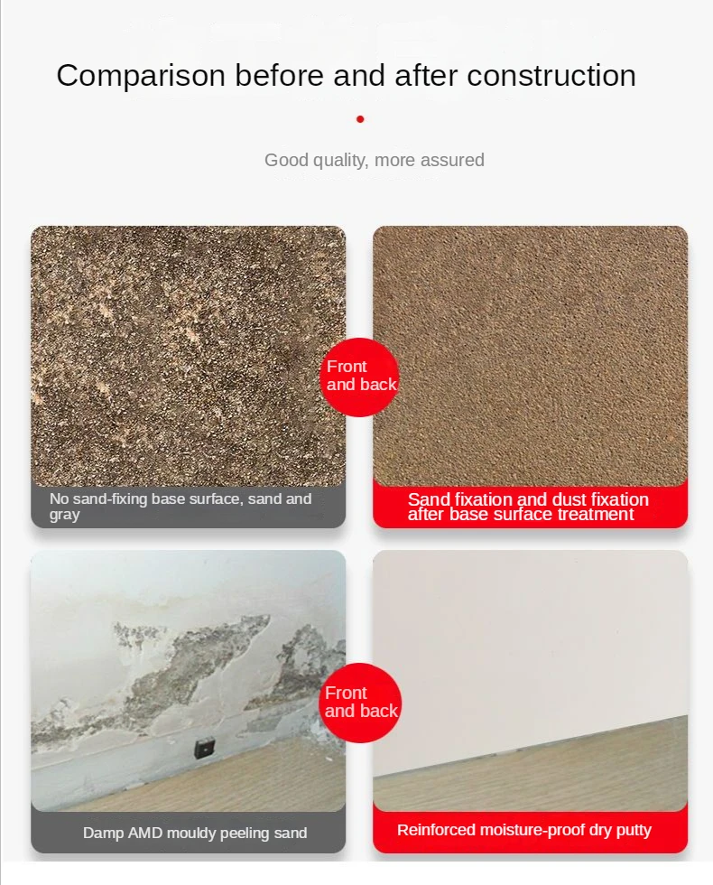 Sand-fixing agent anti-sand glue penetrates the cement surface of the ...