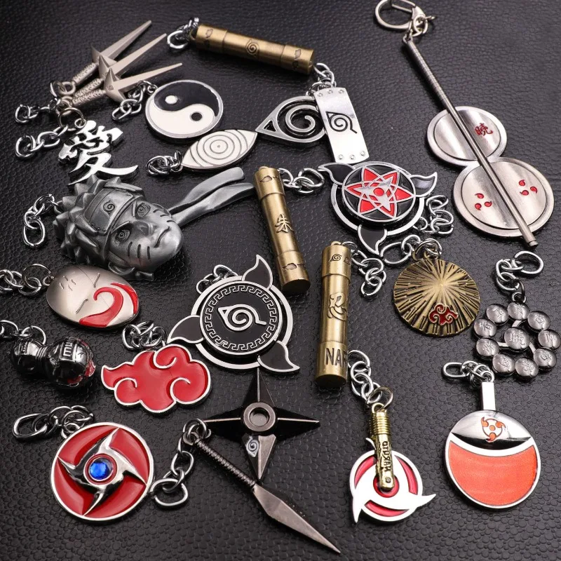 New Anime Naruto Peripheral Naruto Ferret Cartoon Creative Metal ...