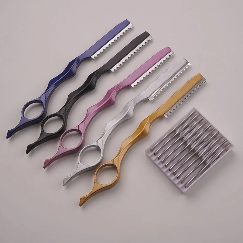 Hair-Razors-Shavel-Cut-Hair-Cutting-Fine-Thinning-Trimming-Alloy ...