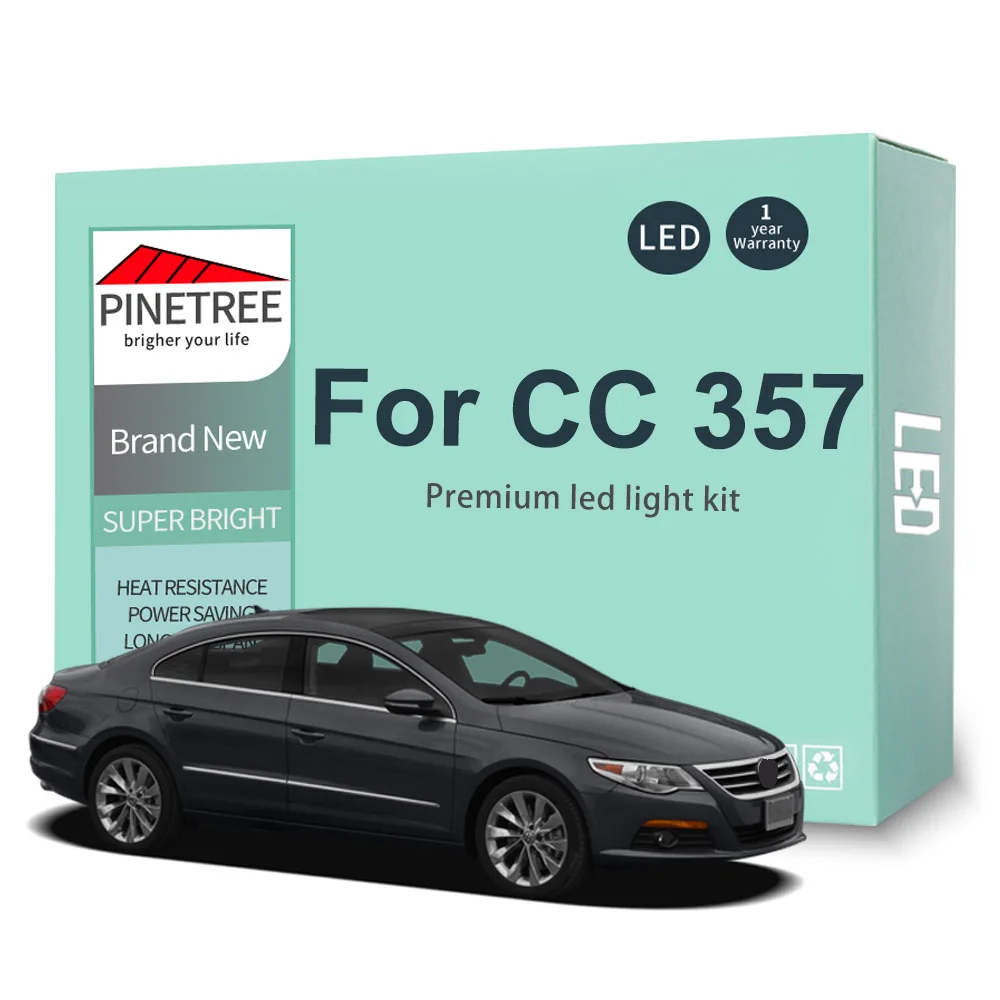 13Pcs LED Interior Light Kit For VW Passat CC 357 2009-2014 Dome Map ...