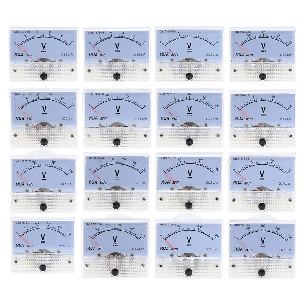 DC-Analog-Panel-Volt-Voltage-Meter-85C1-Voltmeter-Gauge-20V-30V-50V-75V ...