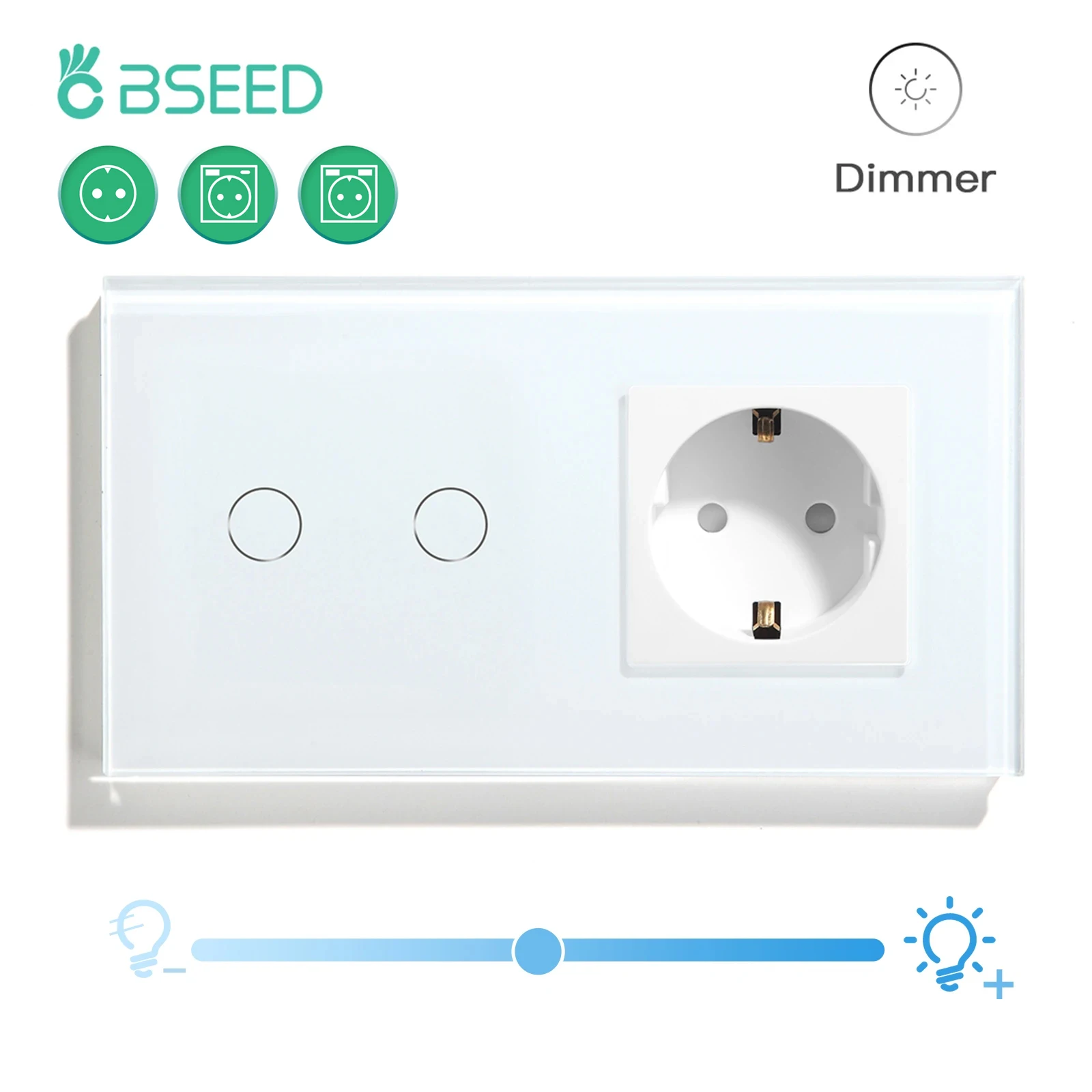 BSEED-Touch-Dimmer-Switch-2-Gang-With-EU-Standard-Dimmable-Wall-Switch ...
