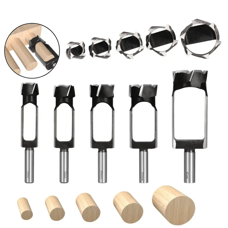 8-40mm Woodworking Drill Bit Tapered Sealing Plug Cutter 13mm Shank ...