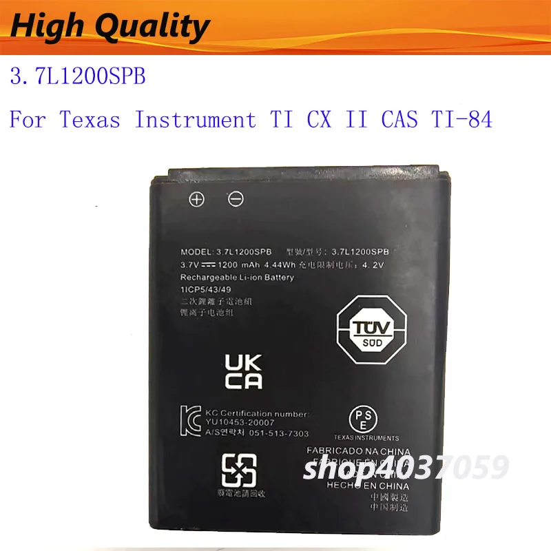 Texas Instruments TI-84 CE CX CAS Graphing Calculator Battery Pack 3 ...