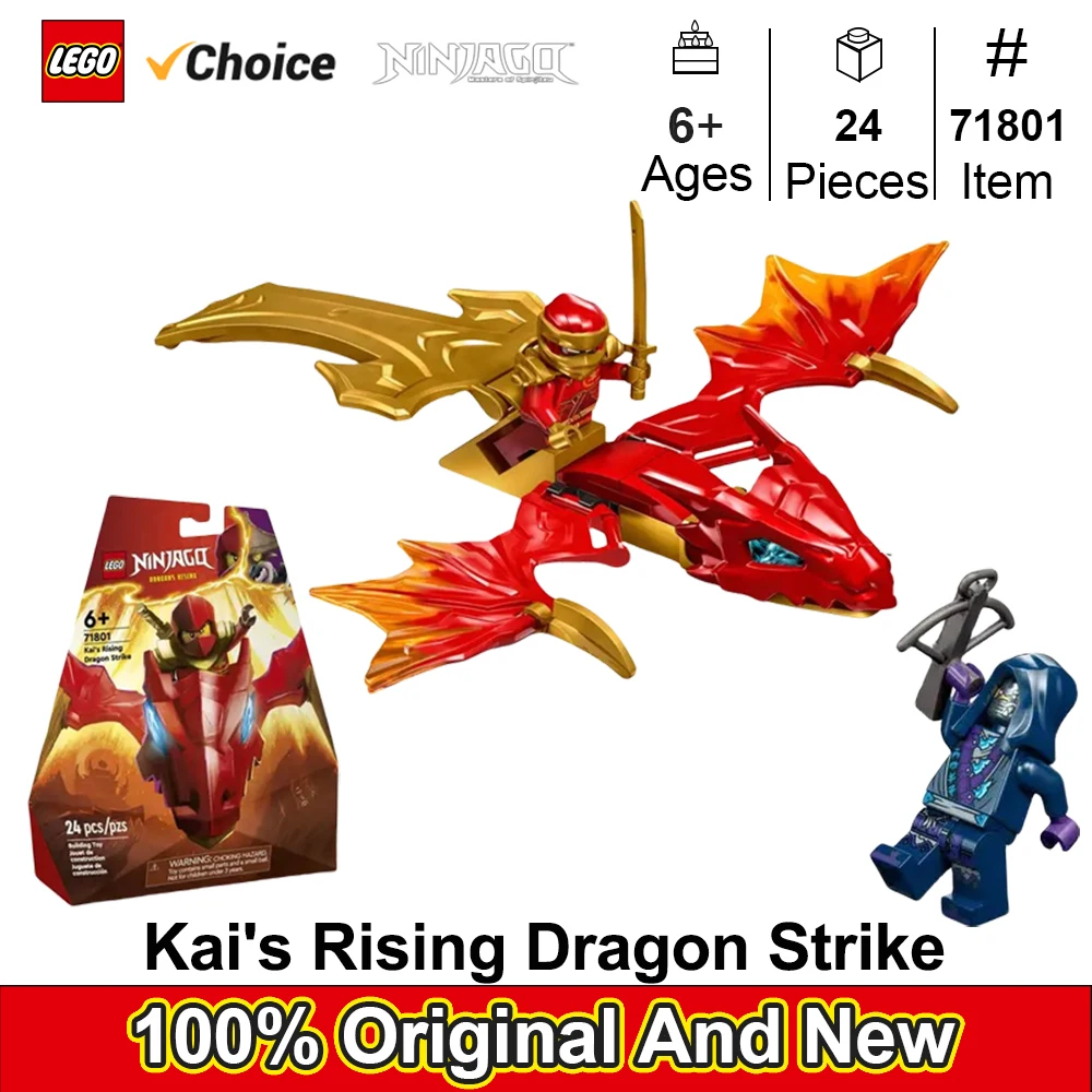 LEGO-71801-NINJAGO-Kai-s-Rising-Dragon-Strike-Toy-Gift-Idea-for-Boys ...