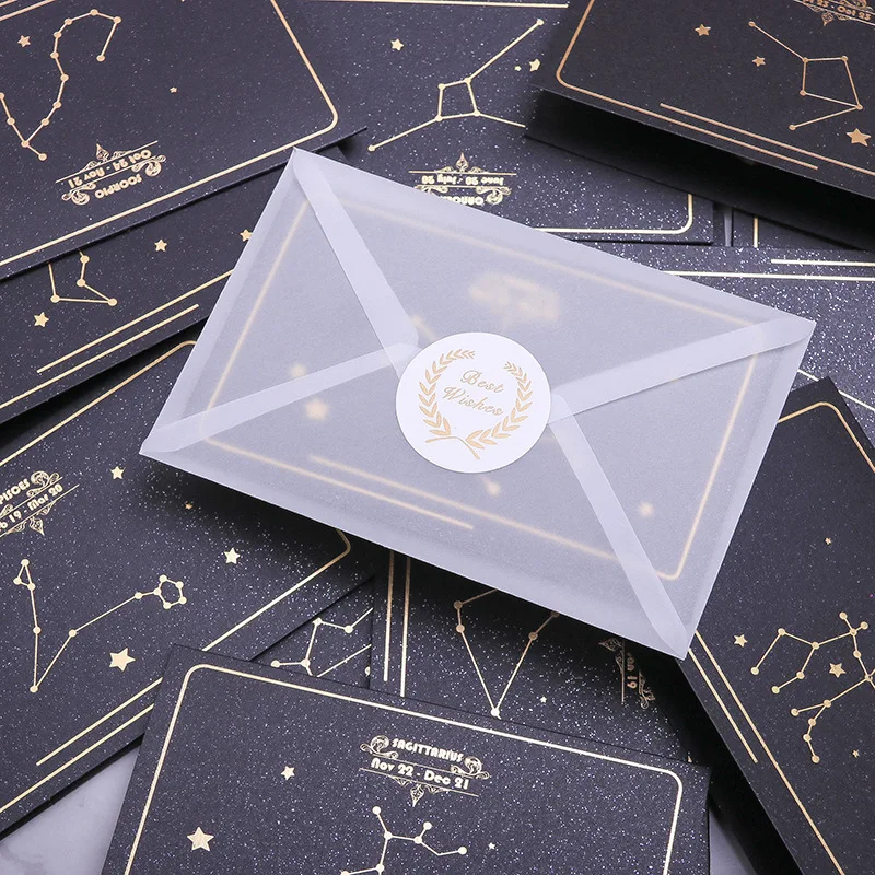 15pcs-lot-Transparent-Envelope-Letter-Paper-Set-Postcard-Upscale ...