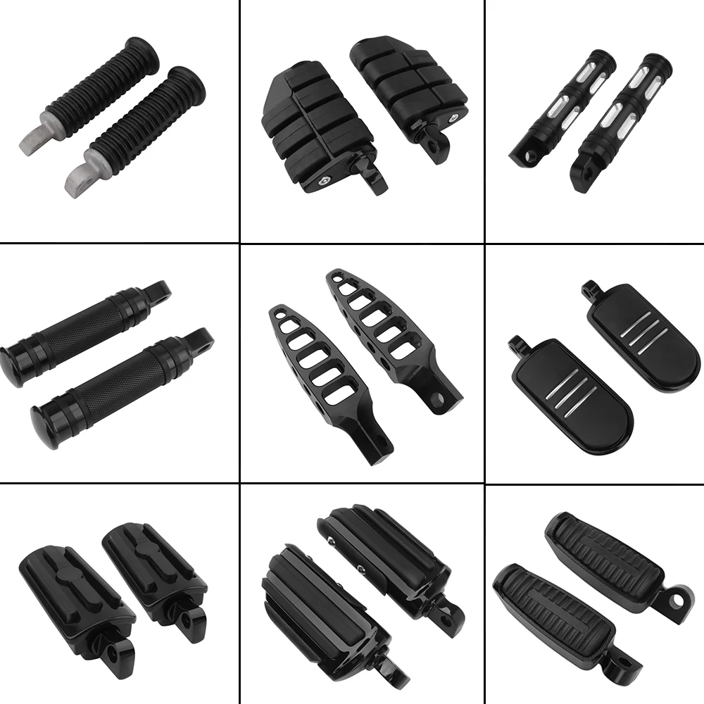1-pair-Footpeg-Motorcycle-Passenger-Rear-Foot-Peg-Footrest-For-Harley ...