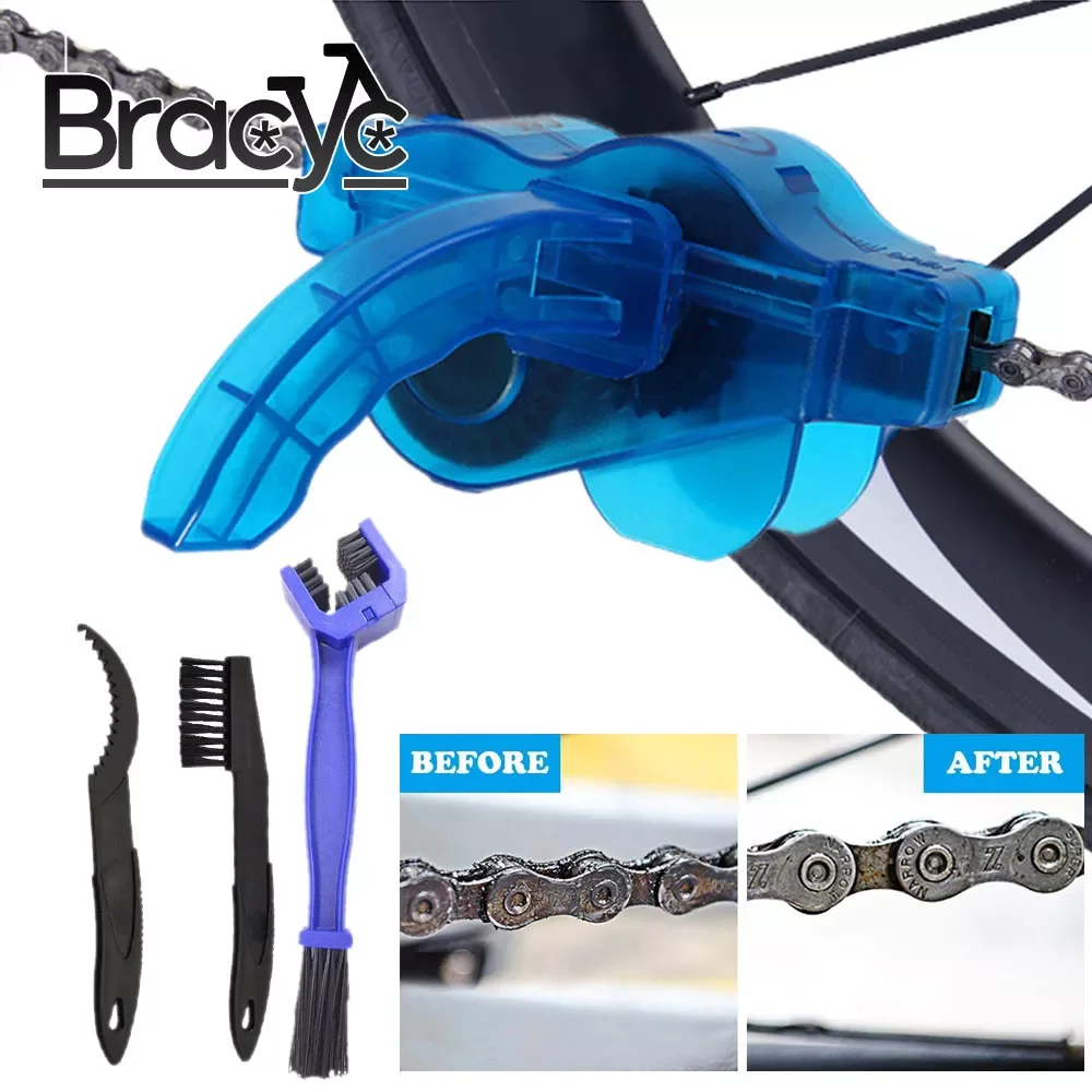 Chain Cleaner Scrubber Brushes Cycling Cleaning Kit Bicycle Accessories ...