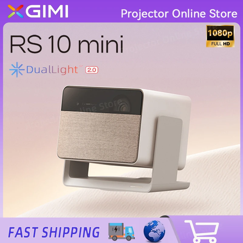 XGIMI-RS-10-mini-Portable-Projector-1080P-1250ANSI-Eye-Care-Three-color ...
