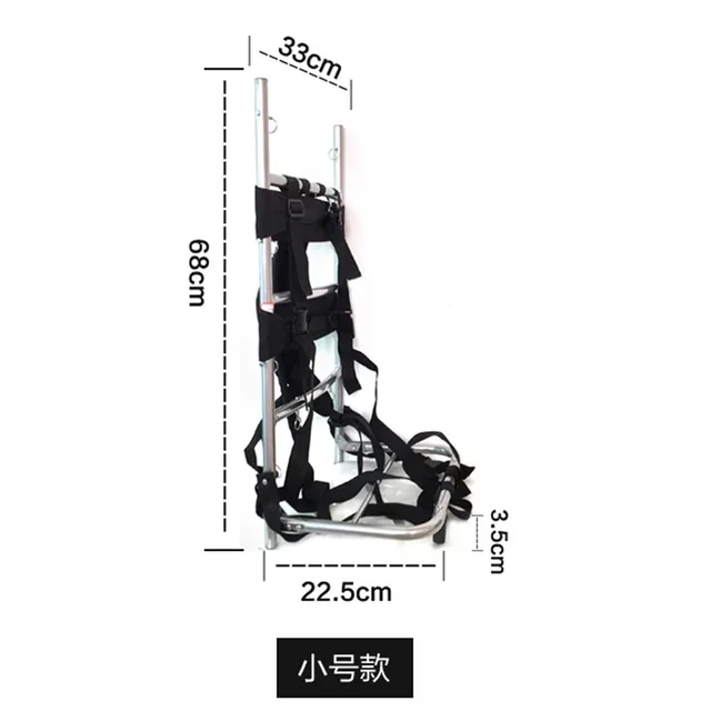 Heavy Carrying Backpack Frame Portable Foldable Outdoor Hiking Camping ...