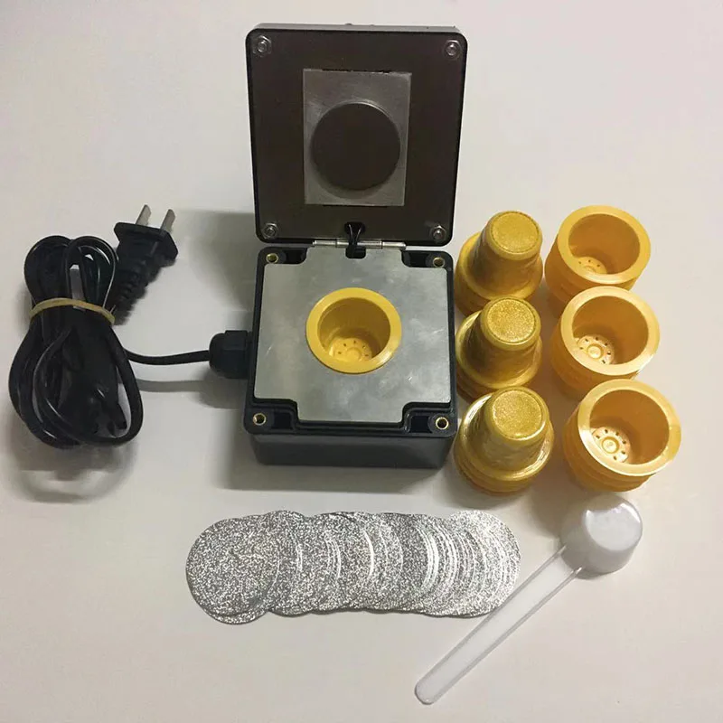 Homemade Nestle Nespresso Coffee Capsule Shell Sealing Machine Heat ...