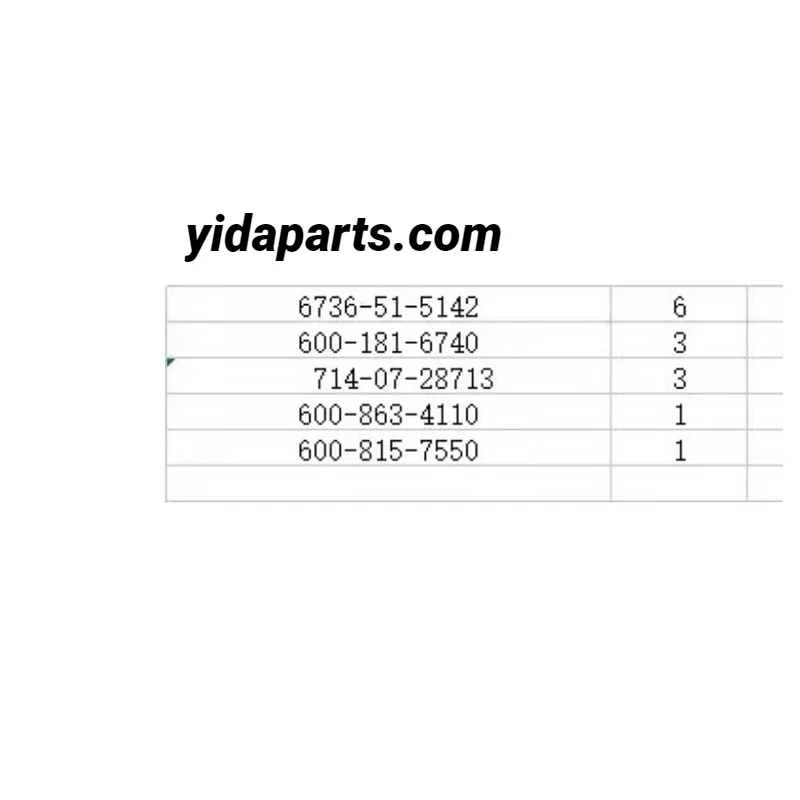 6736-51-5142 600-181-6740 714-07-28713 600-863-4110 600-815-7550