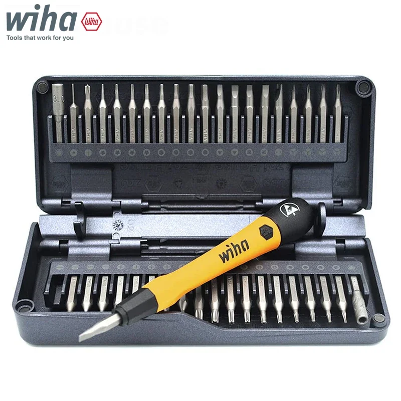 Wiha Zai Hause 44624 40 in1 ESD Micro Precision Magnetic Screwdriver ...