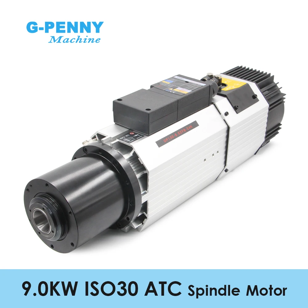 Automatic Tool Change Spindle 9.0kw ATC spindle ISO30 220v / 380v air ...