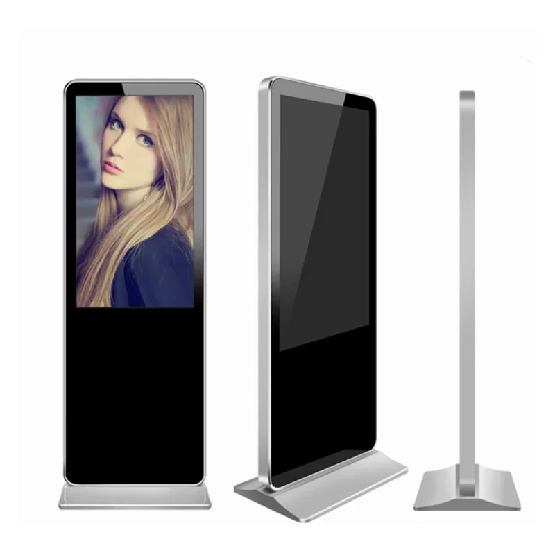 Floor-standing-vertical-tv-screen-kiosk-4k-indoor-advertising-player ...