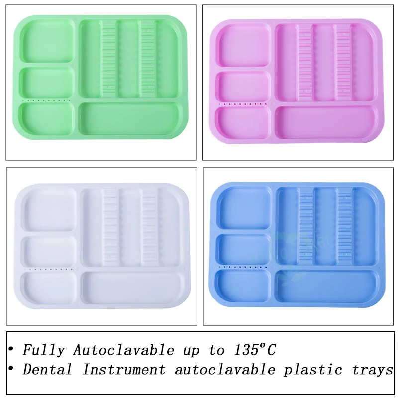 1pcs-135-Degree-Autoclavable-Tray-Dental-Autoclavable-Split-Segregated ...
