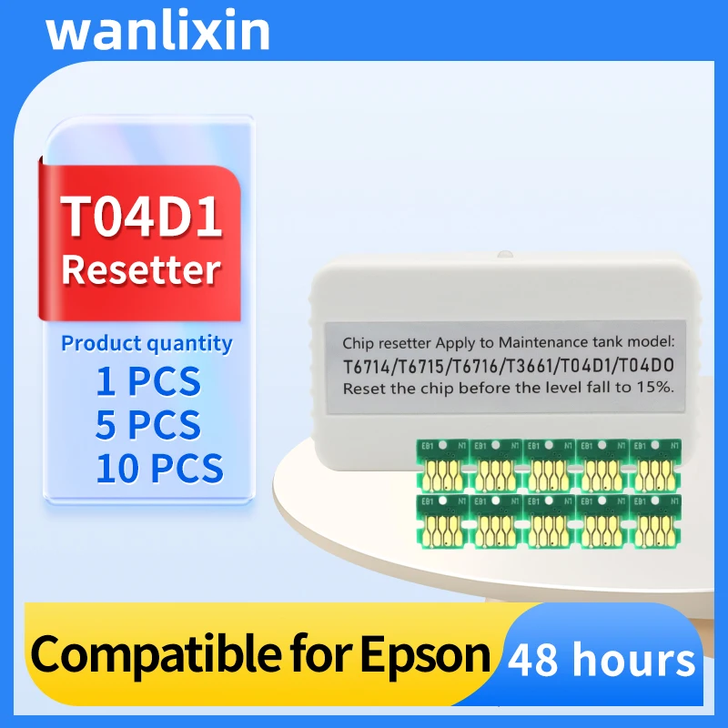 Caja de mantenimiento T04D1, reiniciador de Chip compatible con chip ...