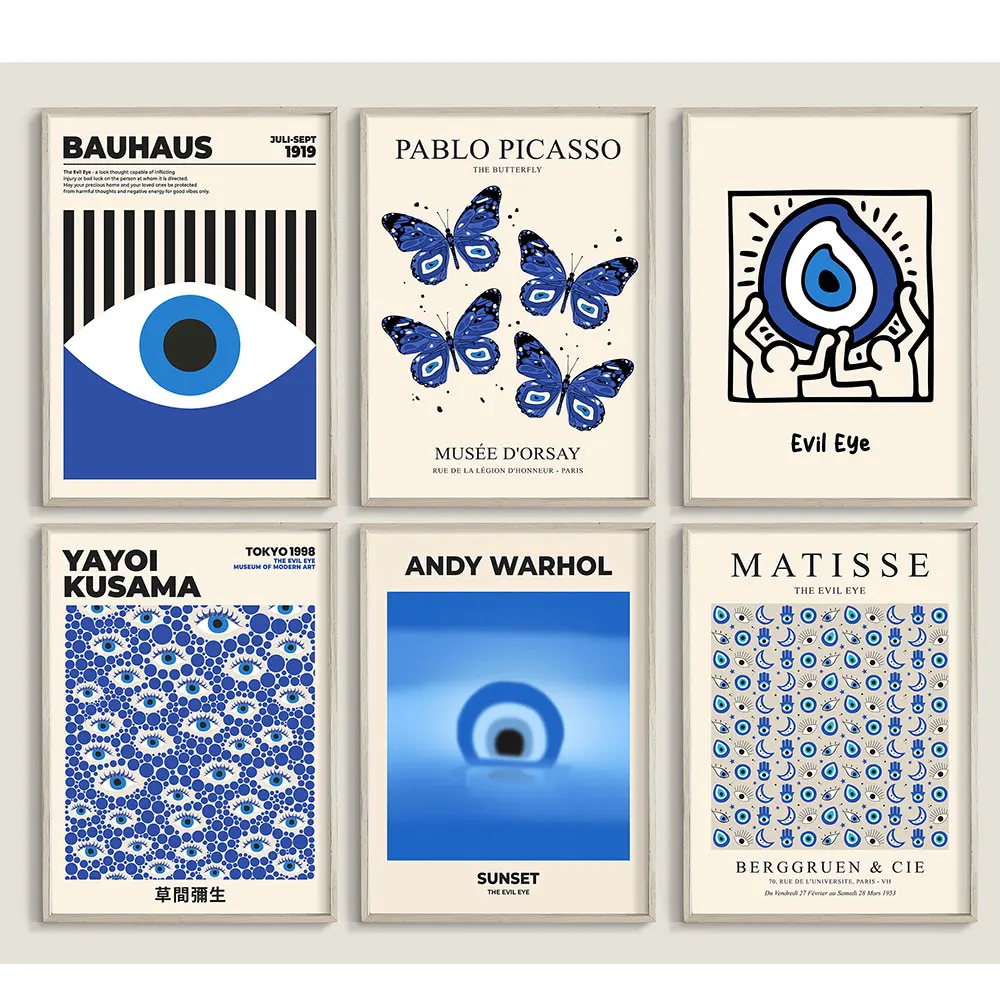Evil Eye Museum Matisse Picasso Posters Prints Yayoi Kusama Wall Art ...