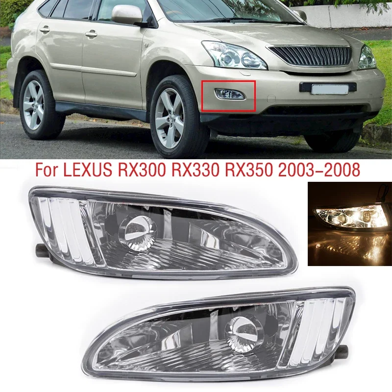 Frontlight-Foglamp-For-Lexus-RX300-RX330-RX350-2003-2008-Car-Front ...