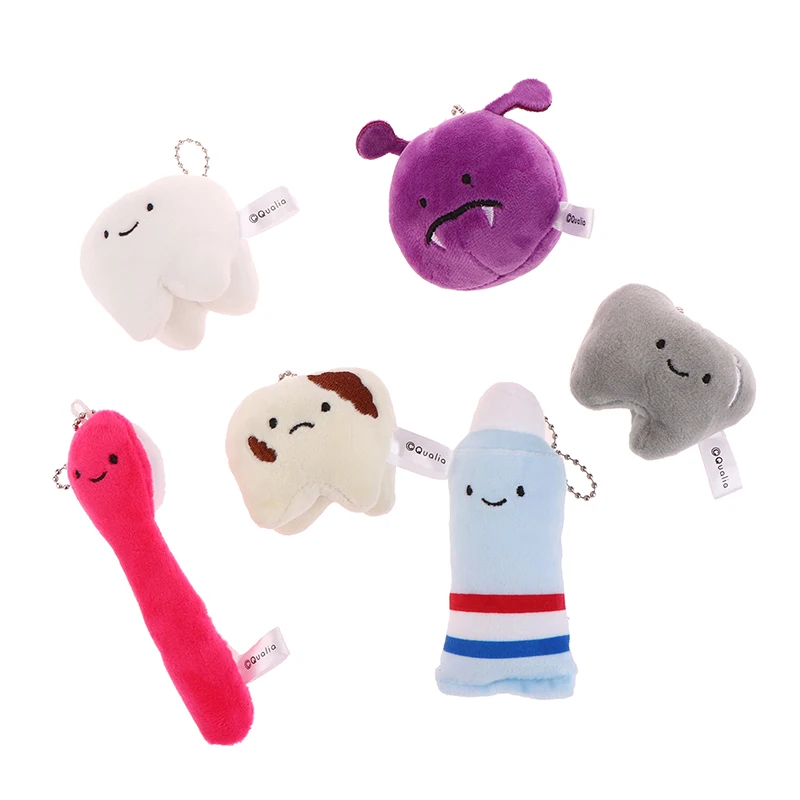 1PC Cute Fun Plush Doll Toy Cartoon Stuffed Tooth Toothpaste Toothbrush ...