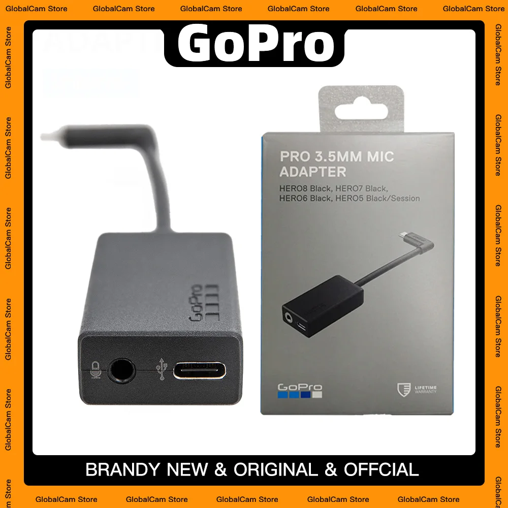 Adaptador-de-micr-fono-para-GoPro-Pro-Combo-de-3-5mm-para-vlog-fit-HERO ...