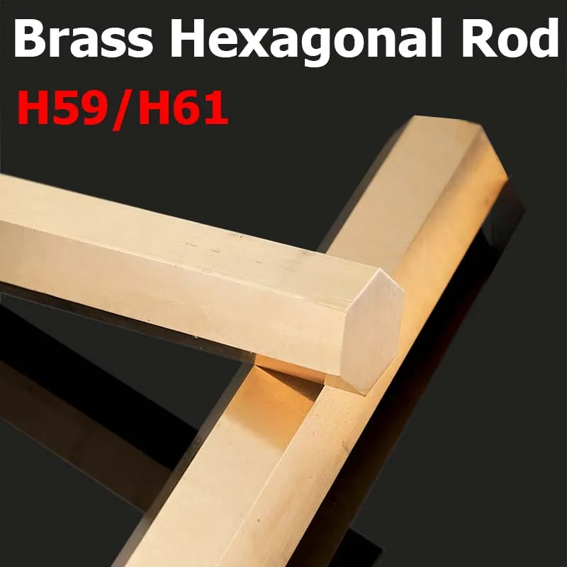 H59 H62 Brass Hexagonal Bar solid Brass Hex Rod Opposite Side 3mm 4mm ...