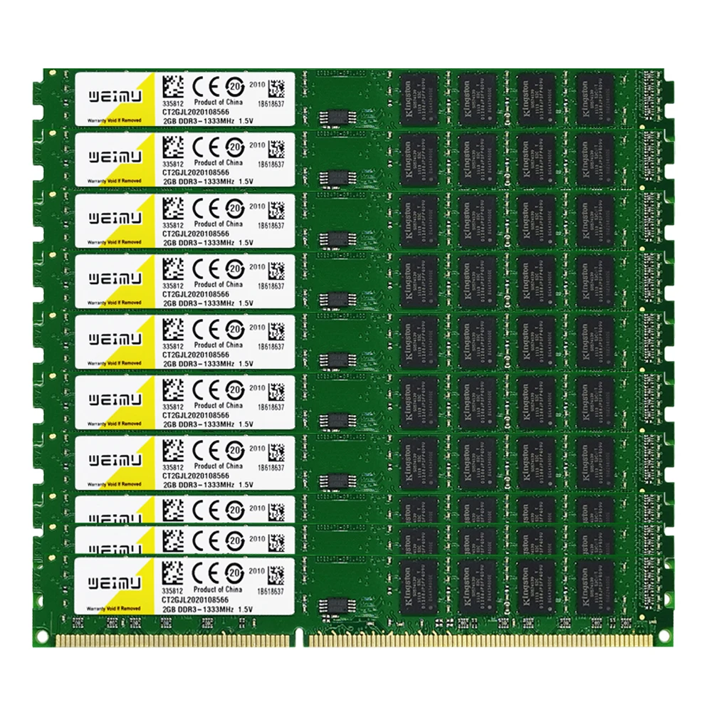 컴퓨터 데스크탑용 PC RAM 메모리, DDR3, 8GB, 4GB, 2GB, PC3 1066, 1333 1600, 1866 ...