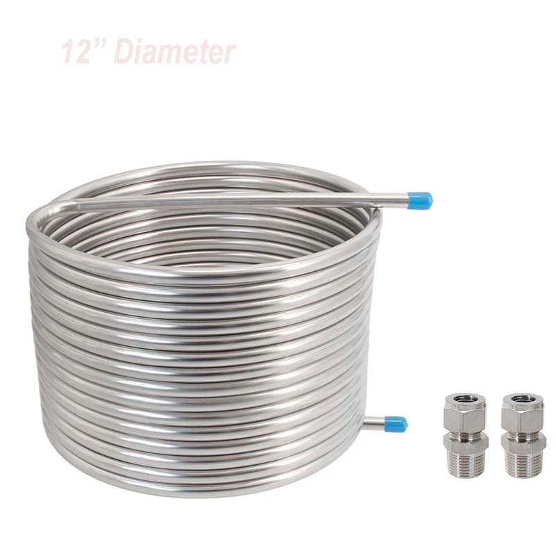 50' X 1/2" Heat Exchange Recirculating Mash System(herms) Coil 304 ...