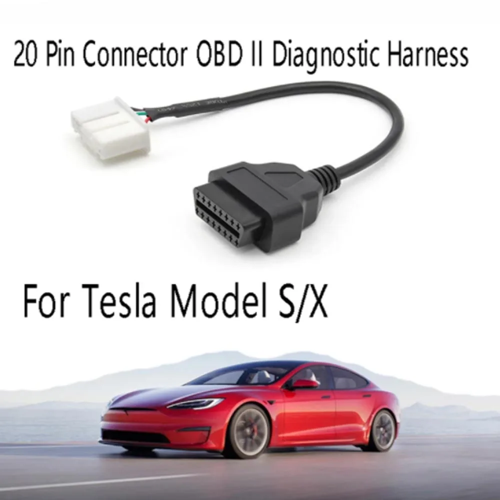 OBDII-Connector-for-Tesla-Model-3-OBD-2-Diagnostic-Car-Tools-26-Pin-20 ...