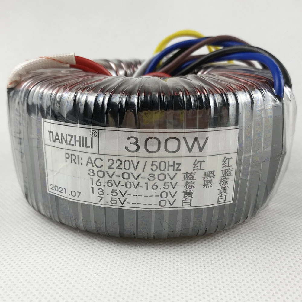 300W-toroidal-transformer-220V-to-dual-30V-dual-16-5V-single-13-5V ...